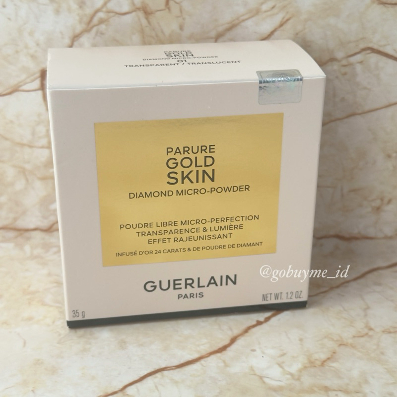 Jual New - BPOM Guerlain Parure Gold Skin Diamond Micro Loose Powder ...