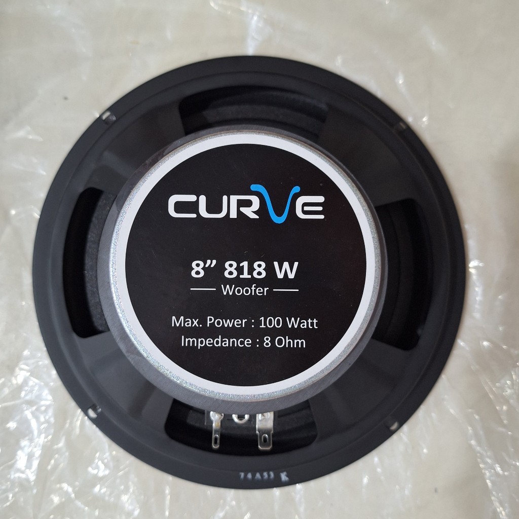 Jual Speaker Woofer 8 inch CURVE 818-W 100 Watt | Shopee Indonesia