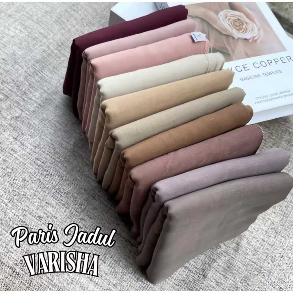 Jual PARIS JADUL VARISHA kerudung segi empat hijab varisha original ...