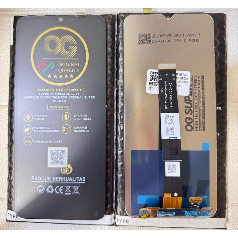 Jual LCD TOUCHSCREEN 1SET OG SUPER XIAOMI REDMI 9A / 9C / 9C / 10A ...