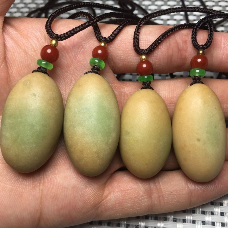 Jual RKF20-03 Kalung Batu Glow in the Dark Bentuk Lonjong Bulat ...