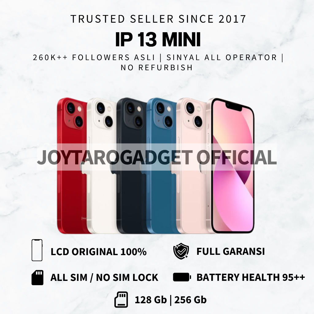 Jual iP 13 mini 128gb Lcd Original 100% Fullset No Refurbish | Shopee Indonesia