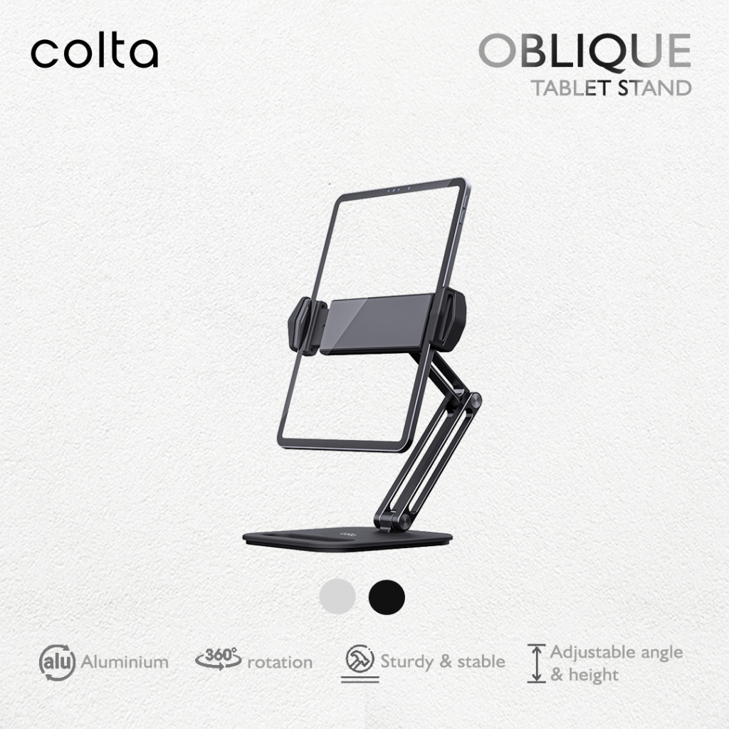 Jual Colta T5 Oblique Phone/Tablet Clip Stand Holder Bracket Aluminium ...