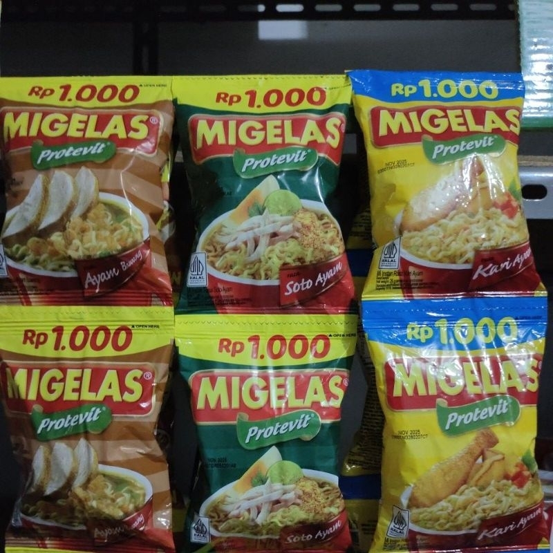 Jual Migelas renceng 1renceng isi 15sachet@26gr | Shopee Indonesia