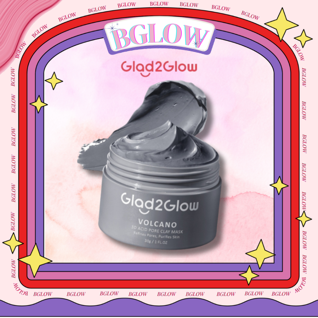 Jual Glad2glow Volcano Clay Mask 30GR | Masker Komedo Deep Pores ...