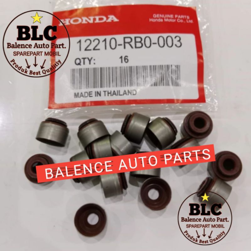 Jual SEAL KLEP SELA VALVE JAZZ RS,V-TEC 1 SET 16 PCS(13210-RBO-003 ...