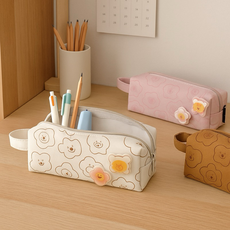 Jual Scoop Tempat Pensil / Pencil Case Peach Bear 41364100 | Shopee ...