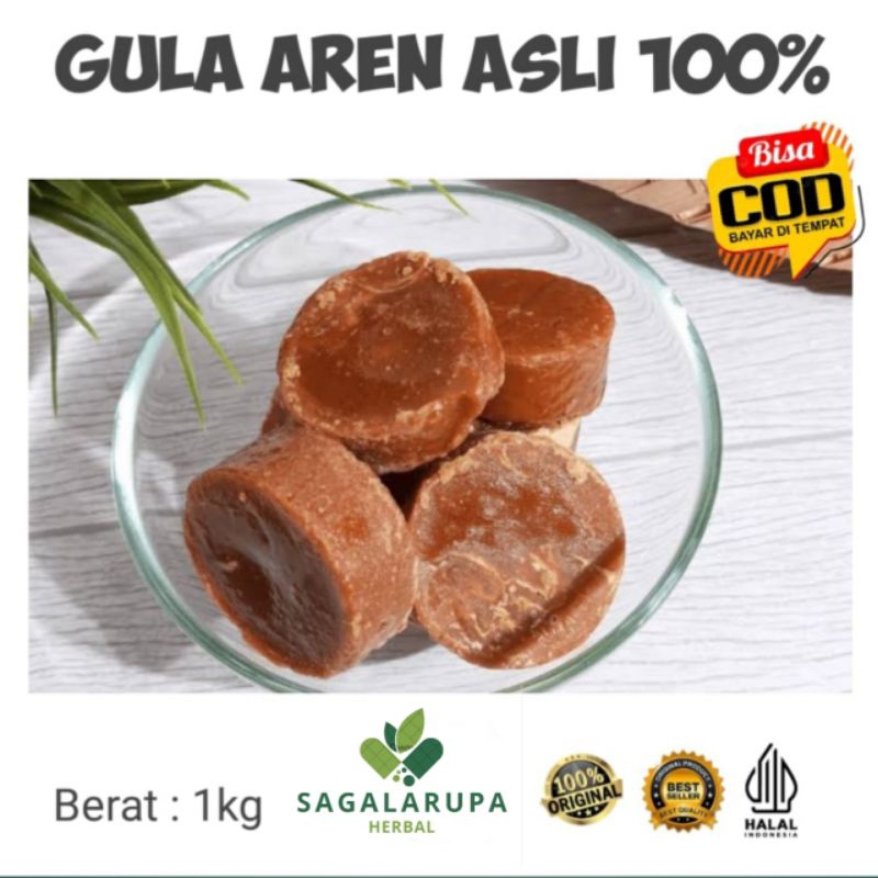 Jual Gula aren merah 1 kg original asli / Gula merah aren nira COD (SRH ...