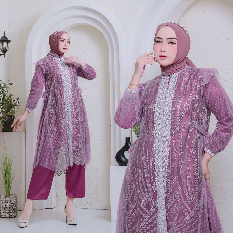 Jual Jamila One Set 3in1 Tali Samping Baju Lebaran Kondangan Brokat ...