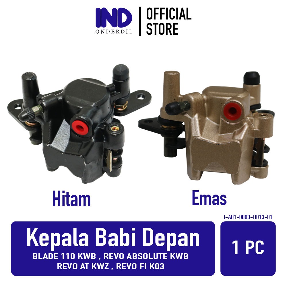 Jual Kepala Babi Depan Blade 110 KWB & Revo Absolute AT KWZ FI K03 Pala Master Rem Kaliper ...