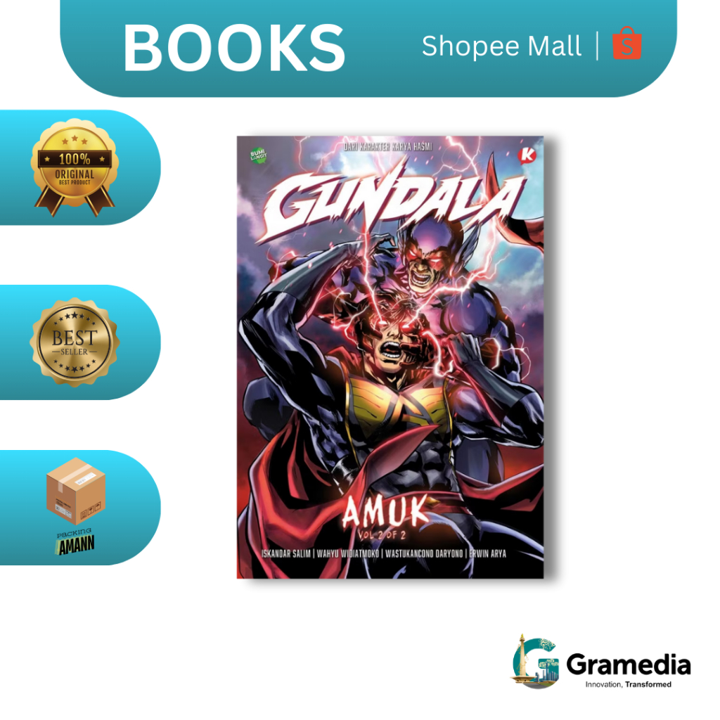 Jual Gramedia MKG - Komik Koloni Gundala: Amuk Vol. 2 (Iskandar Salim, Wahyu Widiatmoko ...