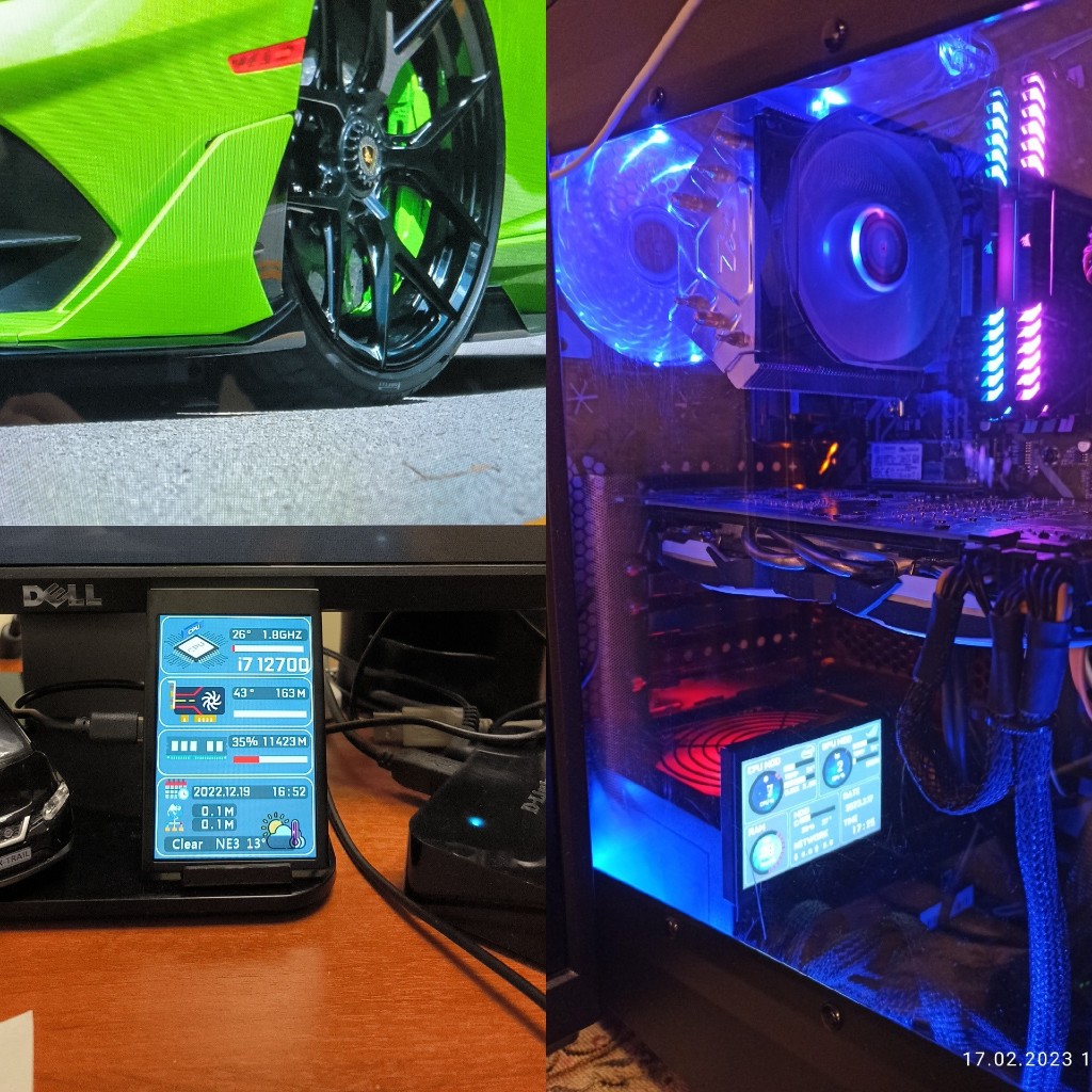 Jual OWLTECH HLFEC Second Screen Monitor Sensor CPU GPU HDD Panel IPS 3.5 Inch - HL-3 | Shopee ...