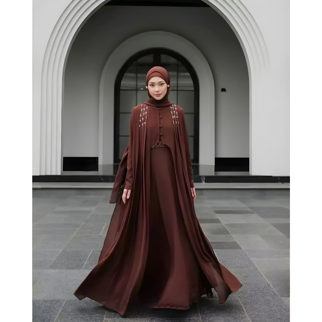 Jual Cod gamis Terlaris Nadila abaya 2026 super mewah premium Quality ...