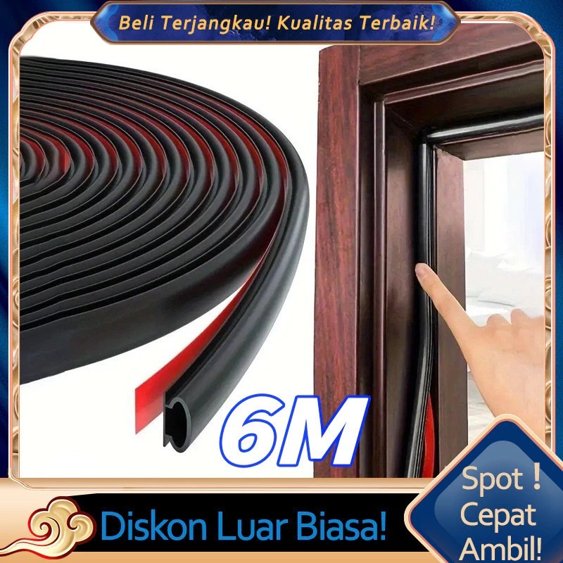 Jual Rubber Karet Lis Pintu Peredam Suara / Lis Strip Pintu Door Noise ...