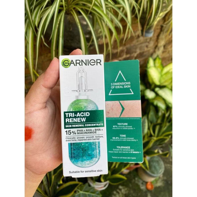 Jual Garnier Tri Acid Renew Skin Renewal Concentrate 20Ml | Shopee ...