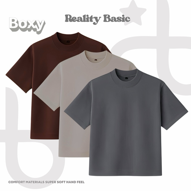 Jual BOXY T SHIRT PRIA BAJU BOXY OVERSIZE KAOS BOXY PRIA POLOS OVERSIZE ...