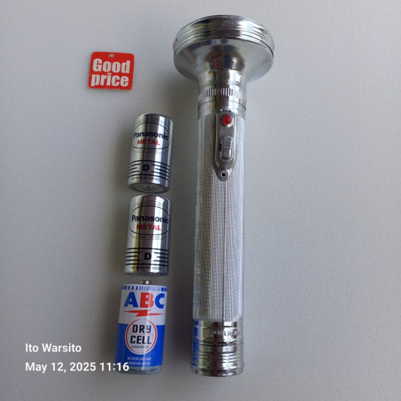 Jual Senter jadul 3 batere Tiger Head 700 F. | Shopee Indonesia