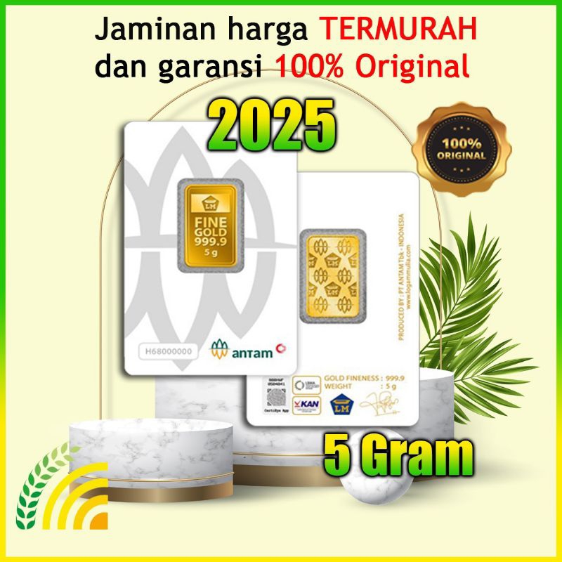 Jual LM EMAS ANTAM 5 GRAM, LOGAM MULIA TERBARU | Shopee Indonesia