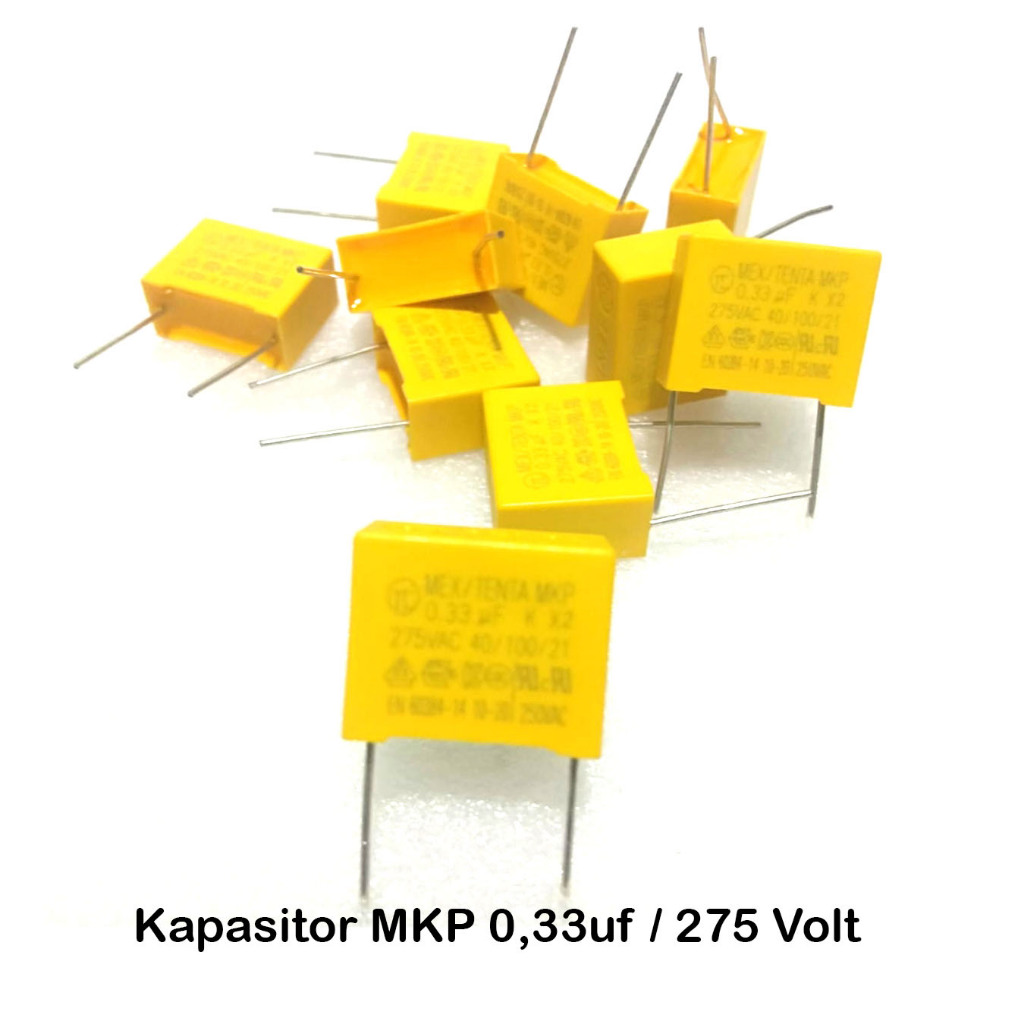 Jual (1pcs) Kapasitor mkp 0,33uf 275v MKP 0.33uF 27 Volt | Shopee Indonesia