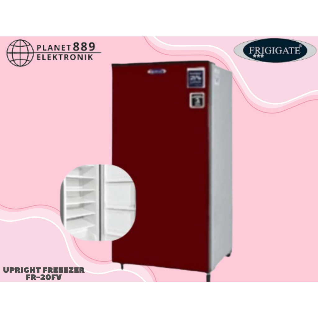 Jual Upright Freezer Frigigate FR-20FV 7 Rak Kapasitas 200L | Shopee ...
