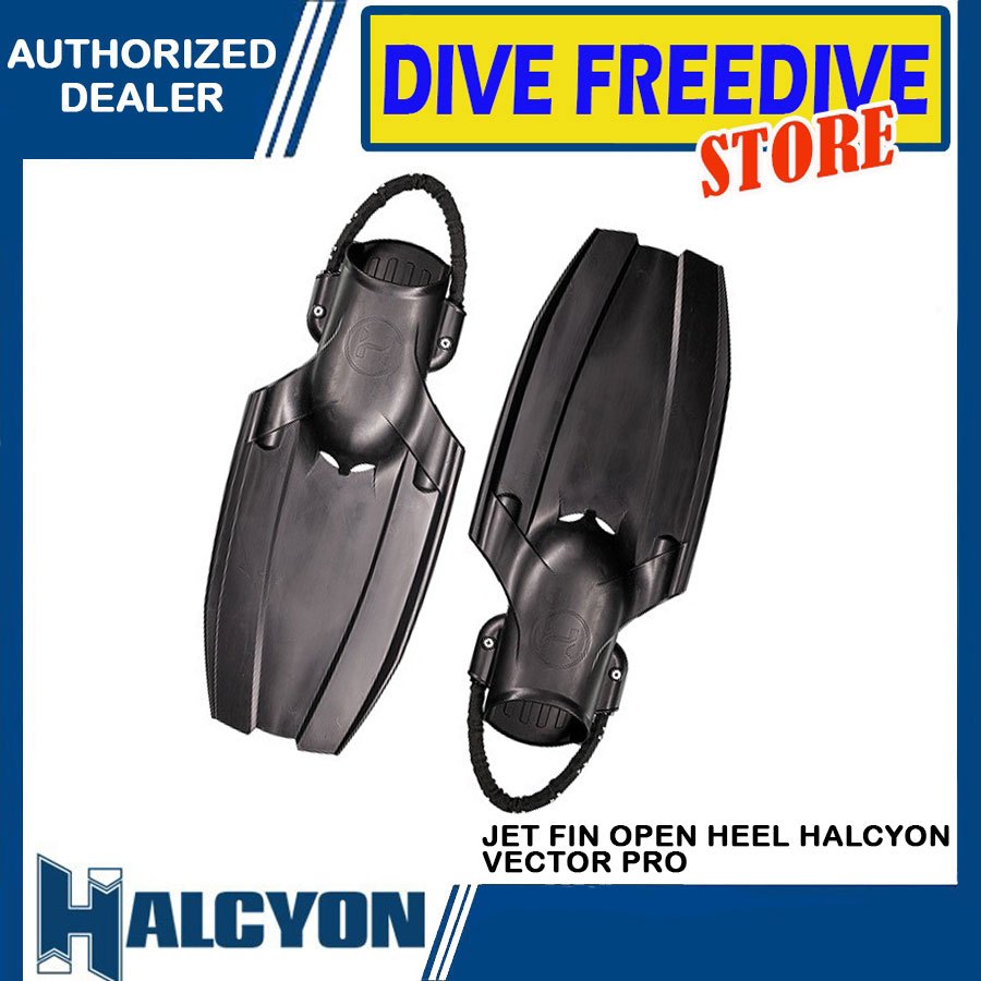 Jual 40.010.013 Jet Fin Halcyon Vector Pro Fins Open Heel Tech Scuba ...