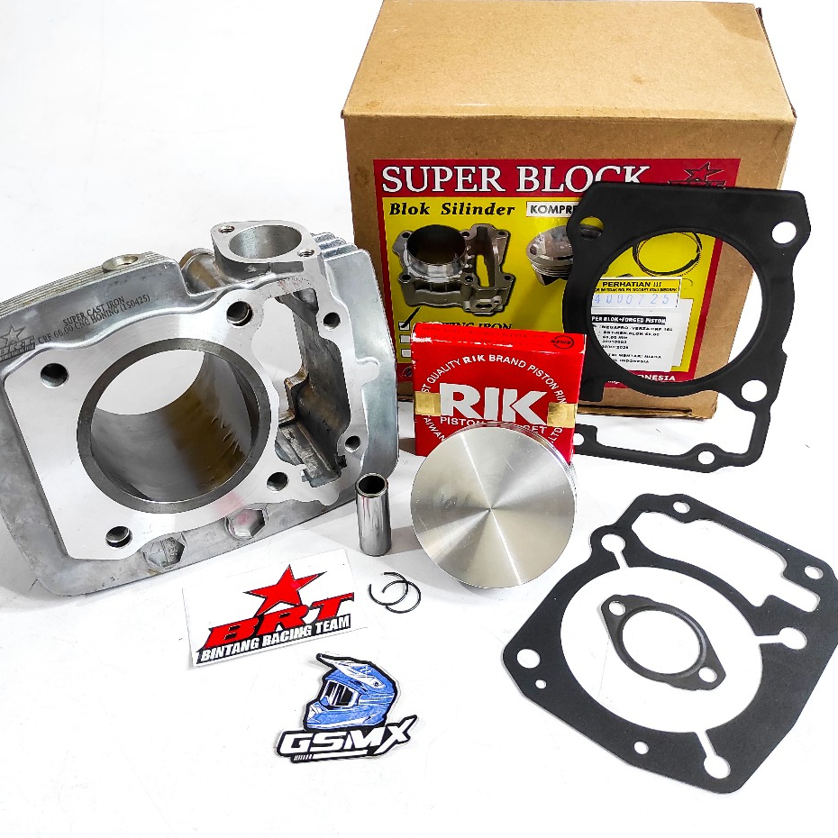 Jual BLOK BRT CRF 150 Verza New Megapro 66mm & 68mm Cast Iron FORGED PISTON 66 68 | Shopee Indonesia