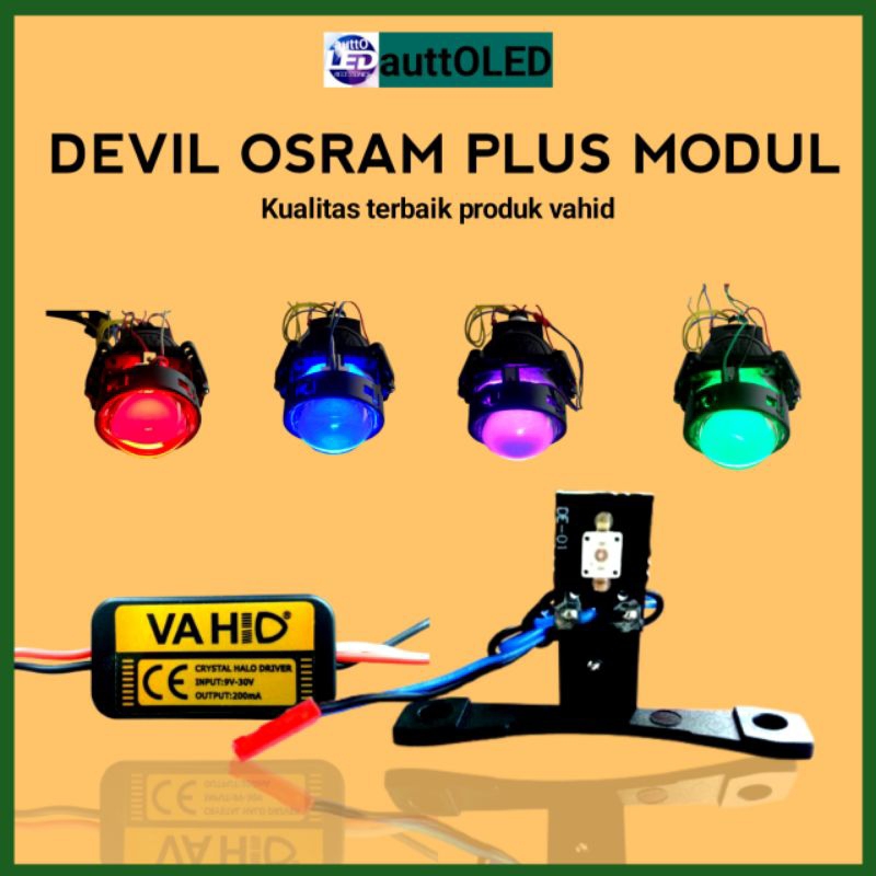 Jual Devil Osram+Modul | Vahid | Demon Eyes | Shopee Indonesia