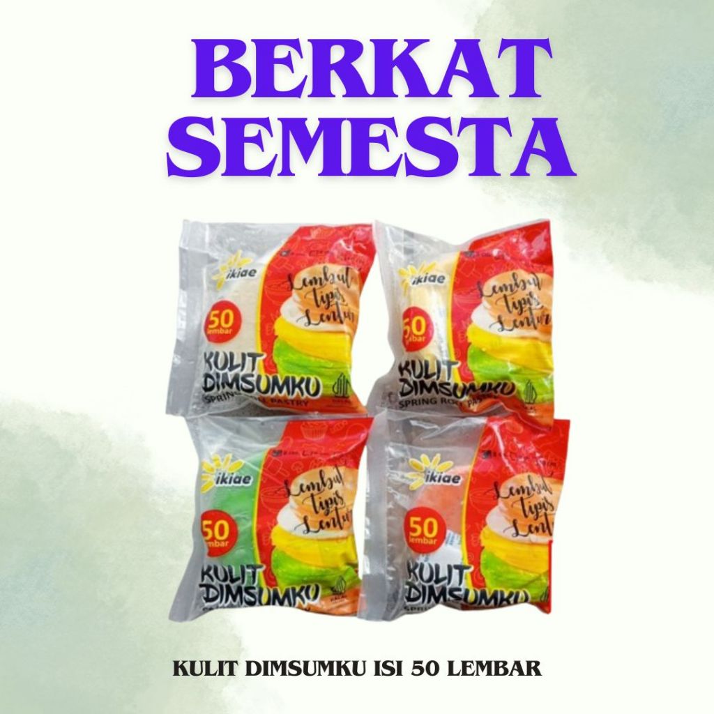 Jual Kulit Dimsum Merk Dimsumku Isi 50 Lembar Size 9cm / Kulit Dimsum ...