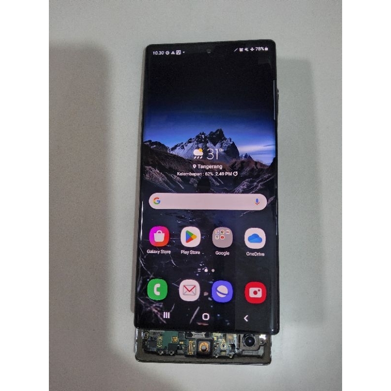 Jual LCD SAMSUNG NOTE 10 PLUS 100% ORIGINAL ORI COPOTAN PLUS FRAME ...