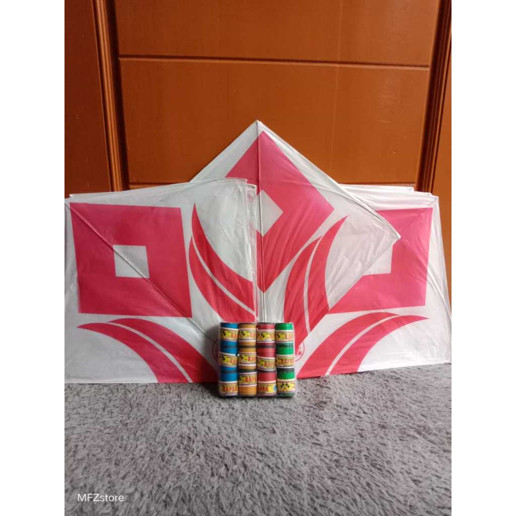 Jual PROMO SPECIAL 100 PCS LAYANGAN KERTAS/LAYANGAN PULAS/SABLON ...