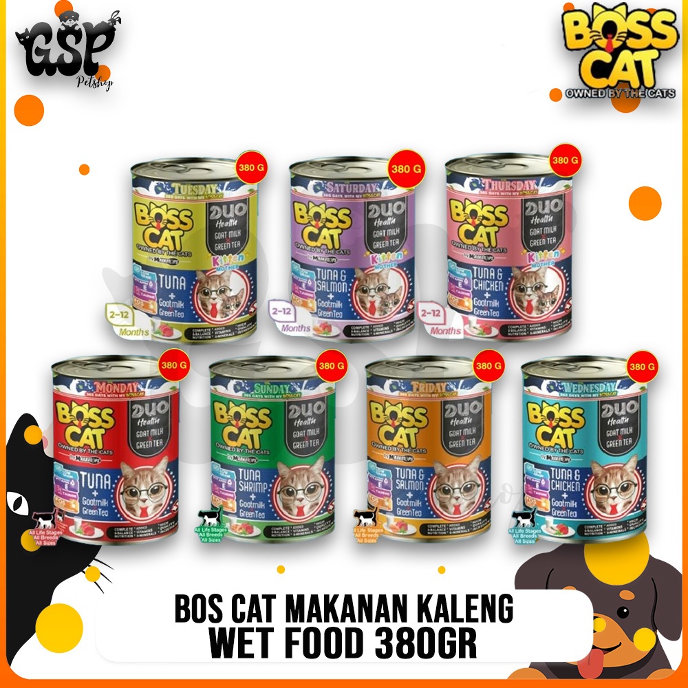 Jual Boss Cat Makanan Kucing Kaleng 380gr - Wet Food Bos Cat 380 gram ...