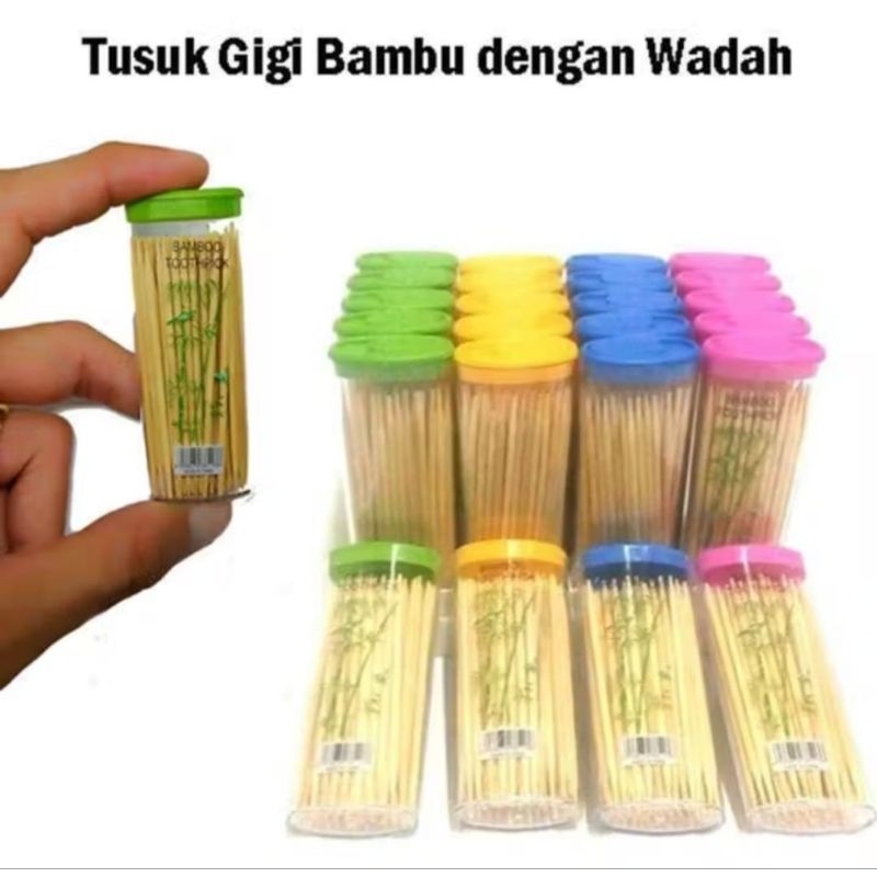 Jual Tusuk Gigi Kayu Bambu Kemasan Higienis Praktis Ekonomis Shopee
