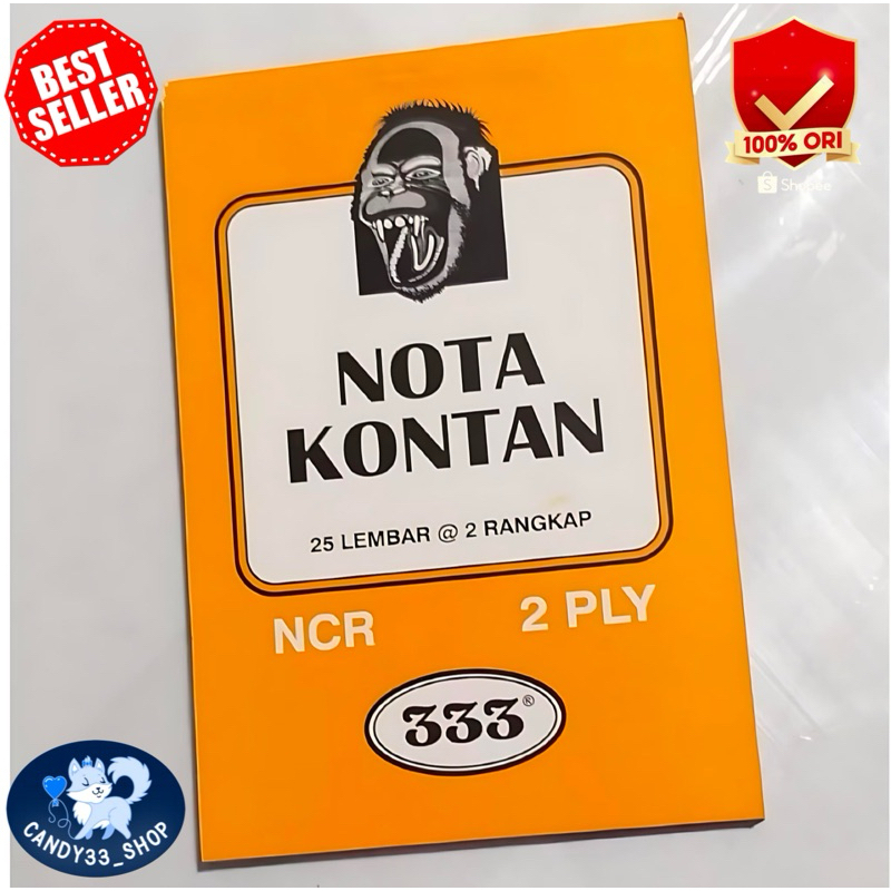 Jual KINGKONG Nota Besar NCR 2 Ply [ 1 Pak ] | Shopee Indonesia