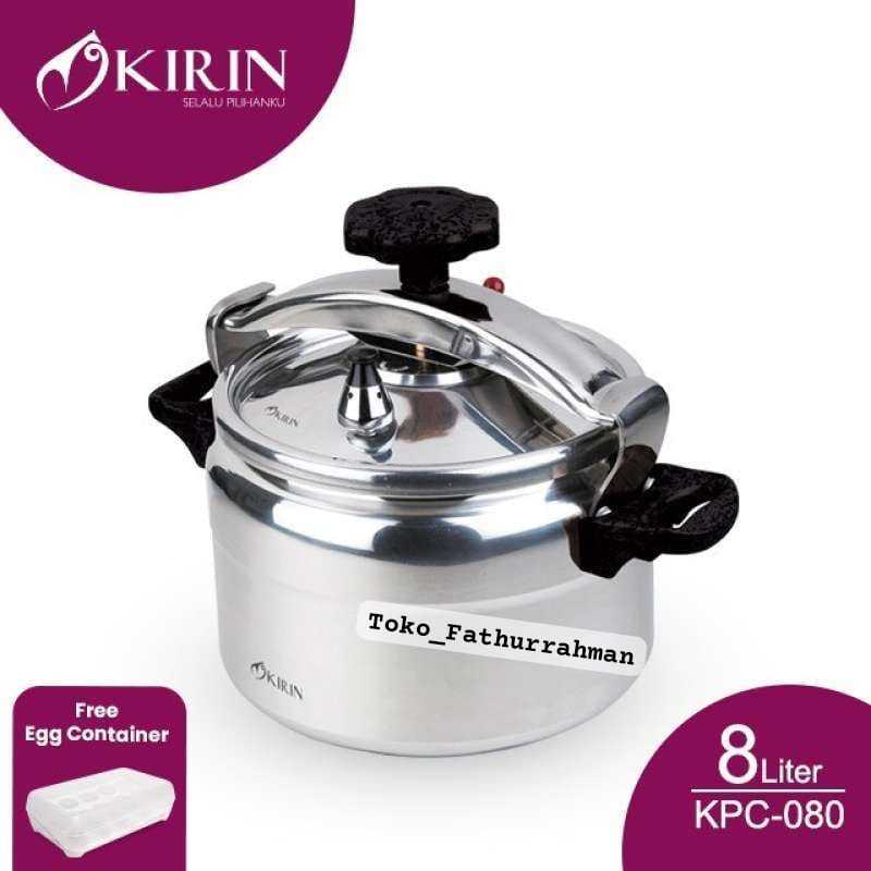 Jual BATAM - KIRIN PRESSURE COOKER 8 LITER|KPC-080 PRESTO | Shopee Indonesia