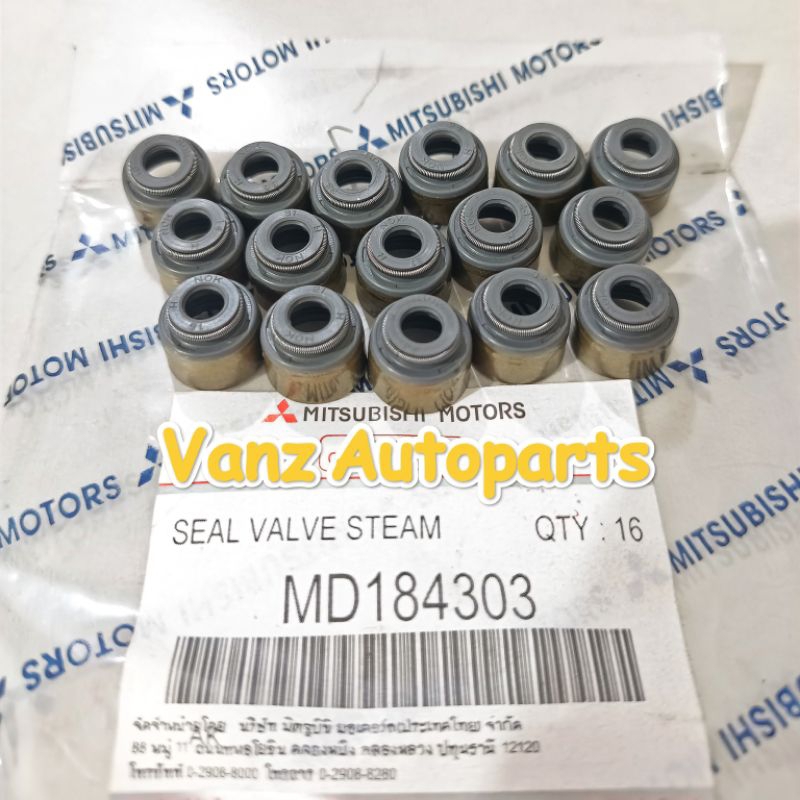 Jual SEAL KLEP SEAL VALVE MITSUBISHI TRITON 2.5CC 2.500CC 1 SET 16 PCS ...