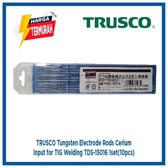 Jual Tungsten Electrode Rods Cerium Input for TIG Welding TDS-15016 ...