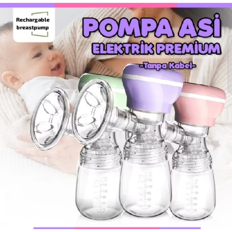 Jual Rechargeable Single Electric Breast Pump Pompa Asi Elektrik Portable Tanpa Kabel | Shopee ...