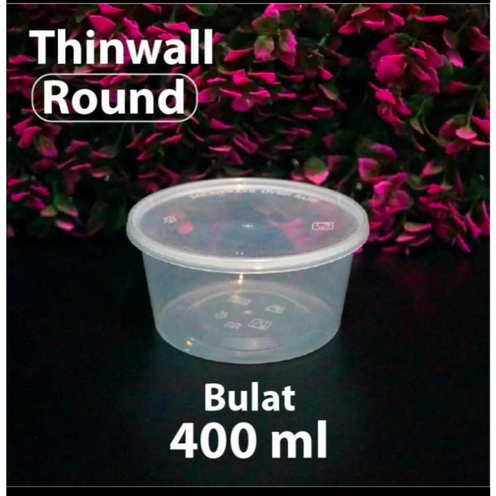 Jual THINWALL 400 ROUND ISI 25 PCS/DM/SMS 400 ROUND BOWL MANGKOK BULAT MANGKOK PLASTIK | Shopee ...