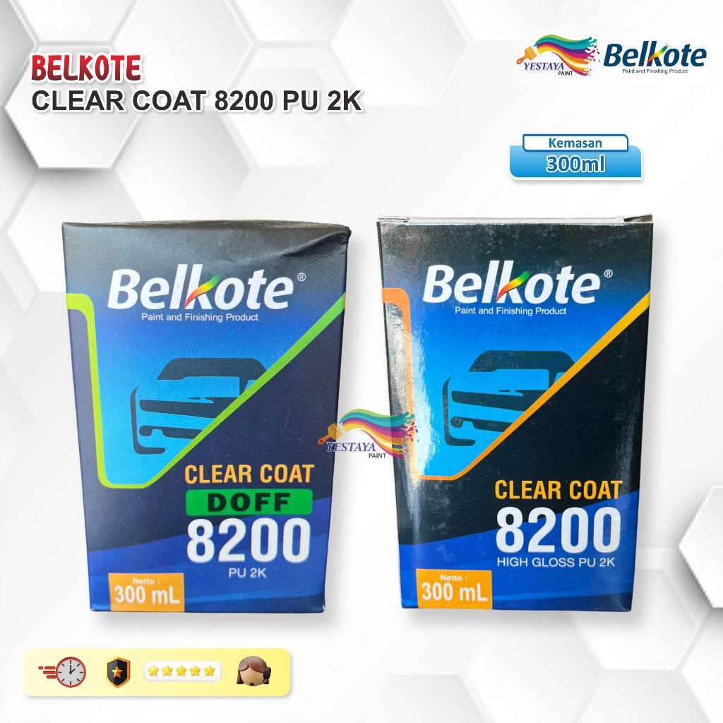 Jual [TERMURAH !! PROMO] CLEAR BELKOTE 8200 GLOSS & DOFF 300ml (LUAR P ...