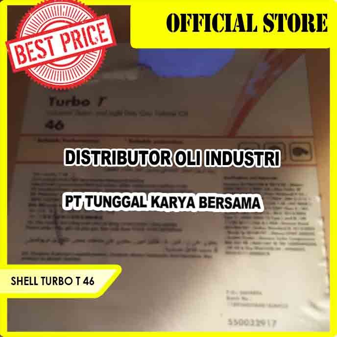 Jual SHELL TURBO T 46 ( Turbin dan Compressor Oil ) | Shopee Indonesia