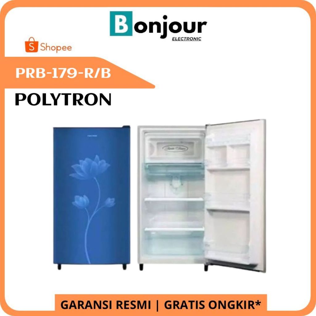 Jual Kulkas Polytron PRB-179-R/B 170 Liter Kulkas 1 Pintu Polytron ...