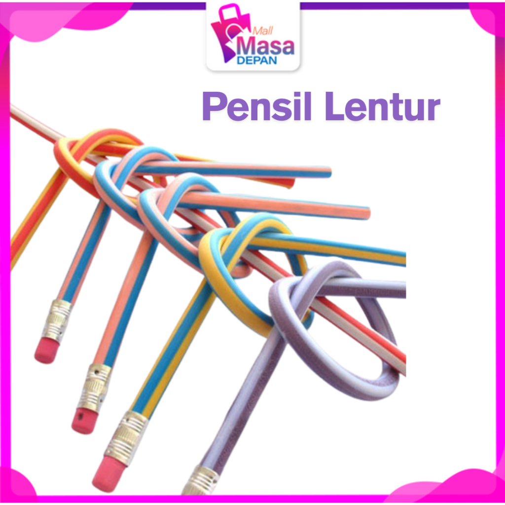 Jual MMD Pensil Lentur Fleksibel Pensil Gulung Flexibel Pensil Sekolah ...