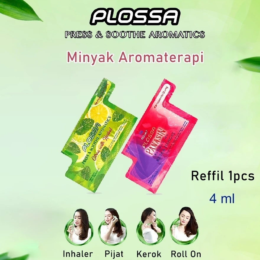 Jual AILIN | (KEMASAN ISI ULANG) Plossa Mini Press & Soothe Aromatics ...