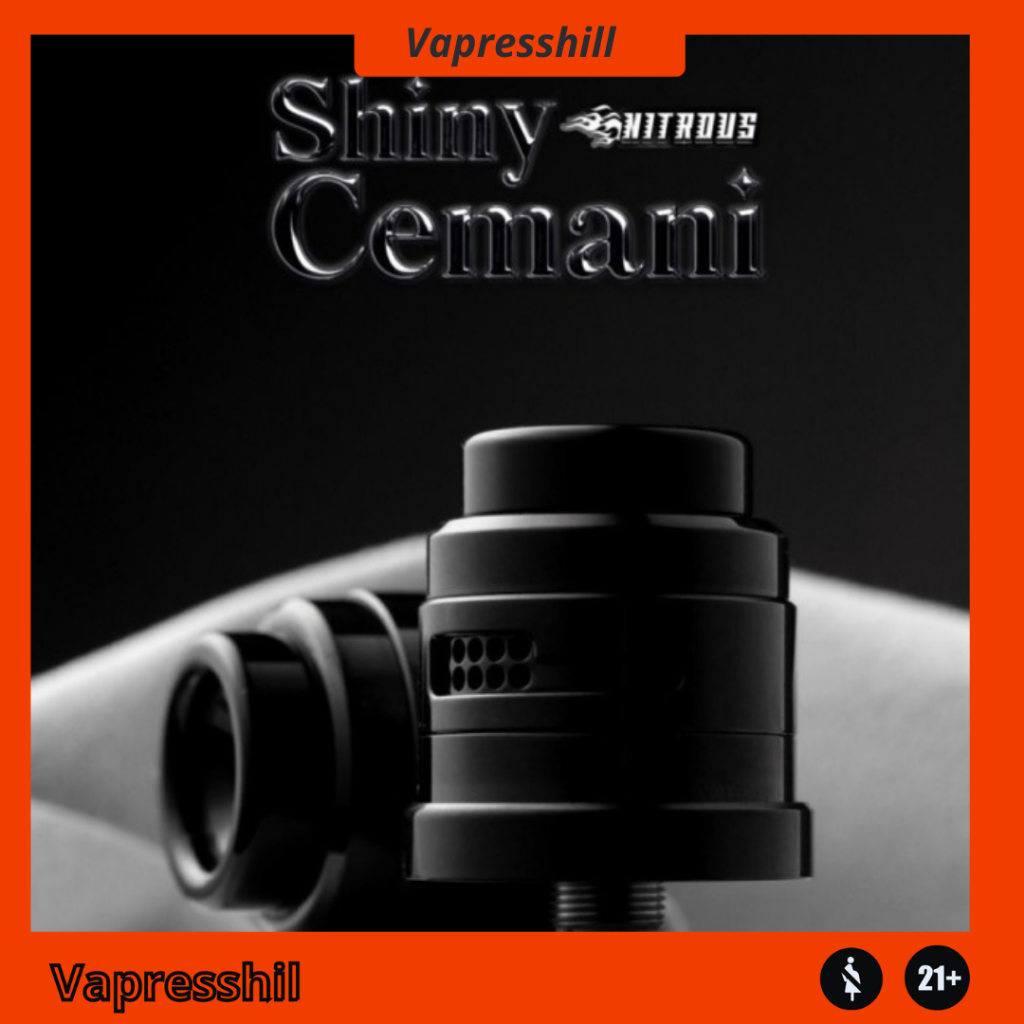 Jual NITROUS RDA DUAL CAP ONLY SHINY CEMANI EDITION RDA DUAL CAP 22MM ...