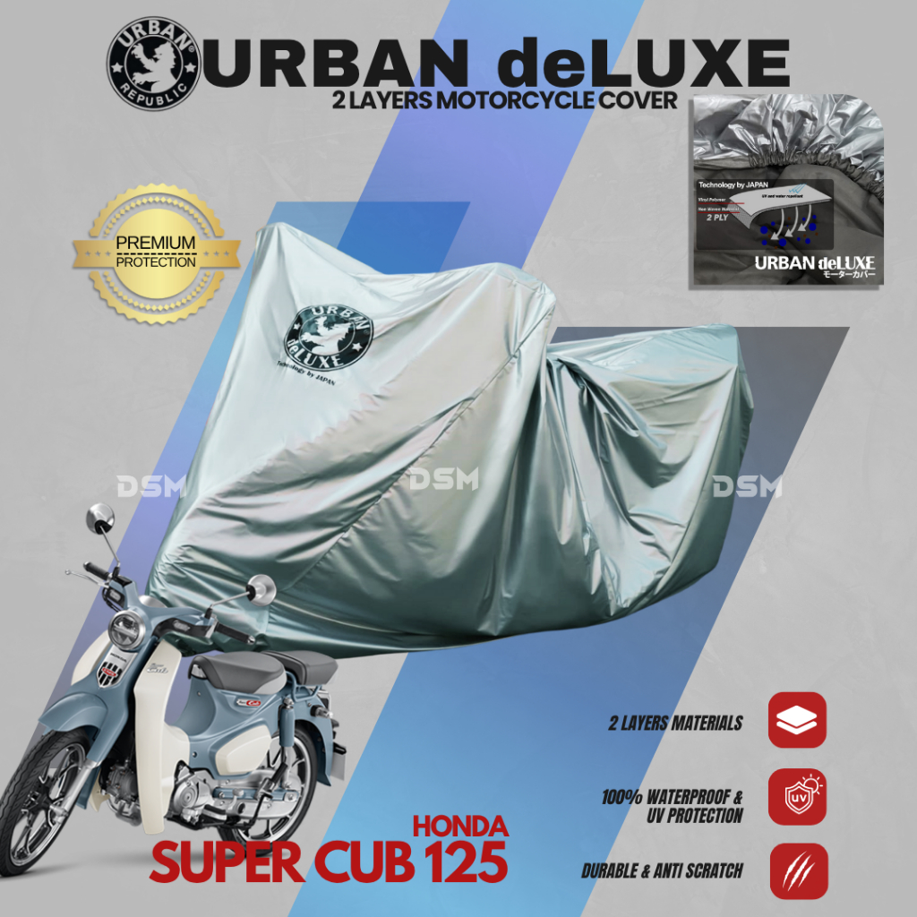 Jual Urban Deluxe Cover Motor Honda Super Cub 125 / Sarung Motor C125 2 ...