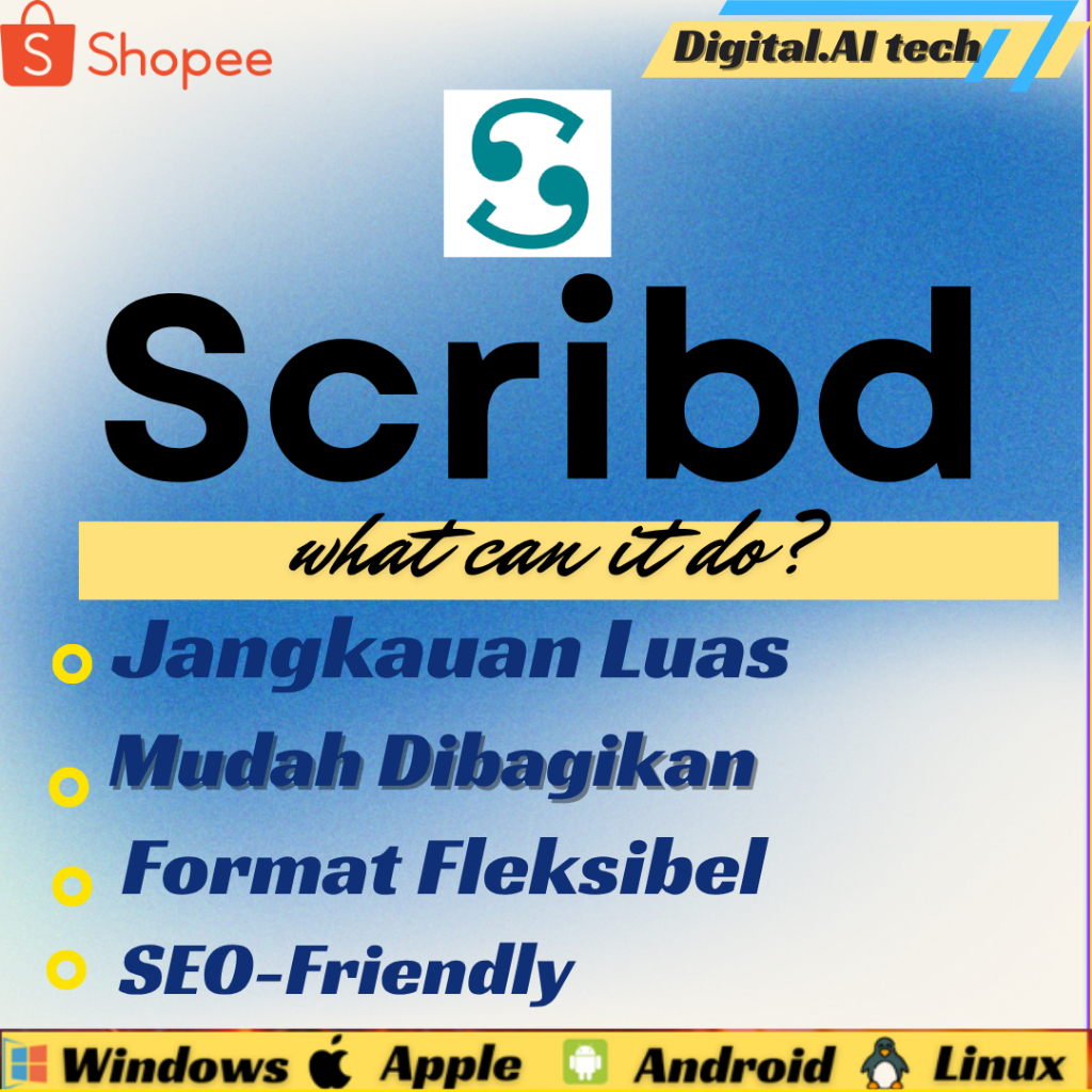Jual SCRIBD PMREMIUM | Shopee Indonesia