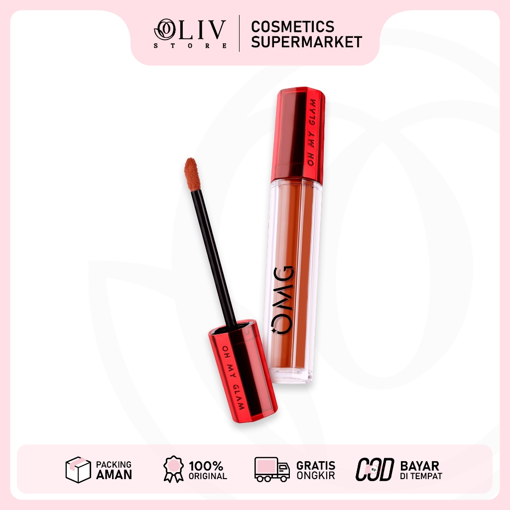Jual OMG OH MY GLAM Mattelast Lip Cream 2.9gr | Lip Cream Matte ...