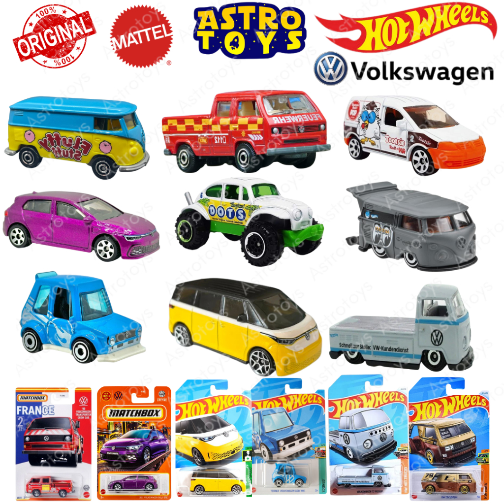 Jual Hot Wheels & Matchbox Basic VW Volkswagen Series 1:64 / Mainan ...