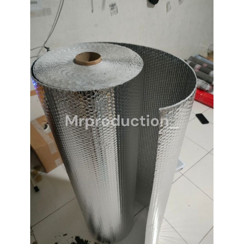 Jual Peredam Panas Atap 120x50cm Tebal 4mm bubble foil alumunium double ...