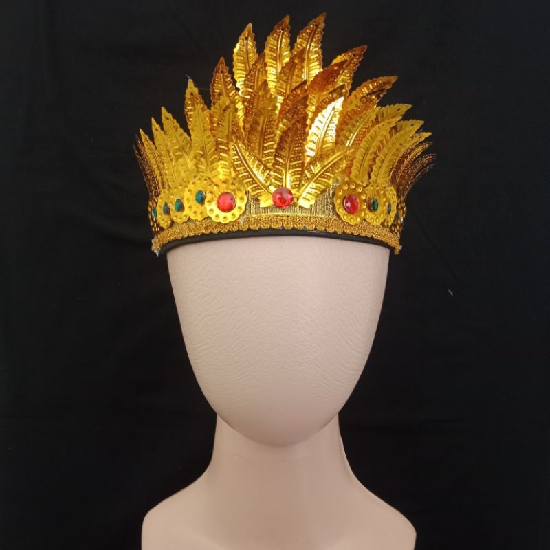 Jual Mahkota Daun raja permata adat Kalimantan/Dayak | Shopee Indonesia